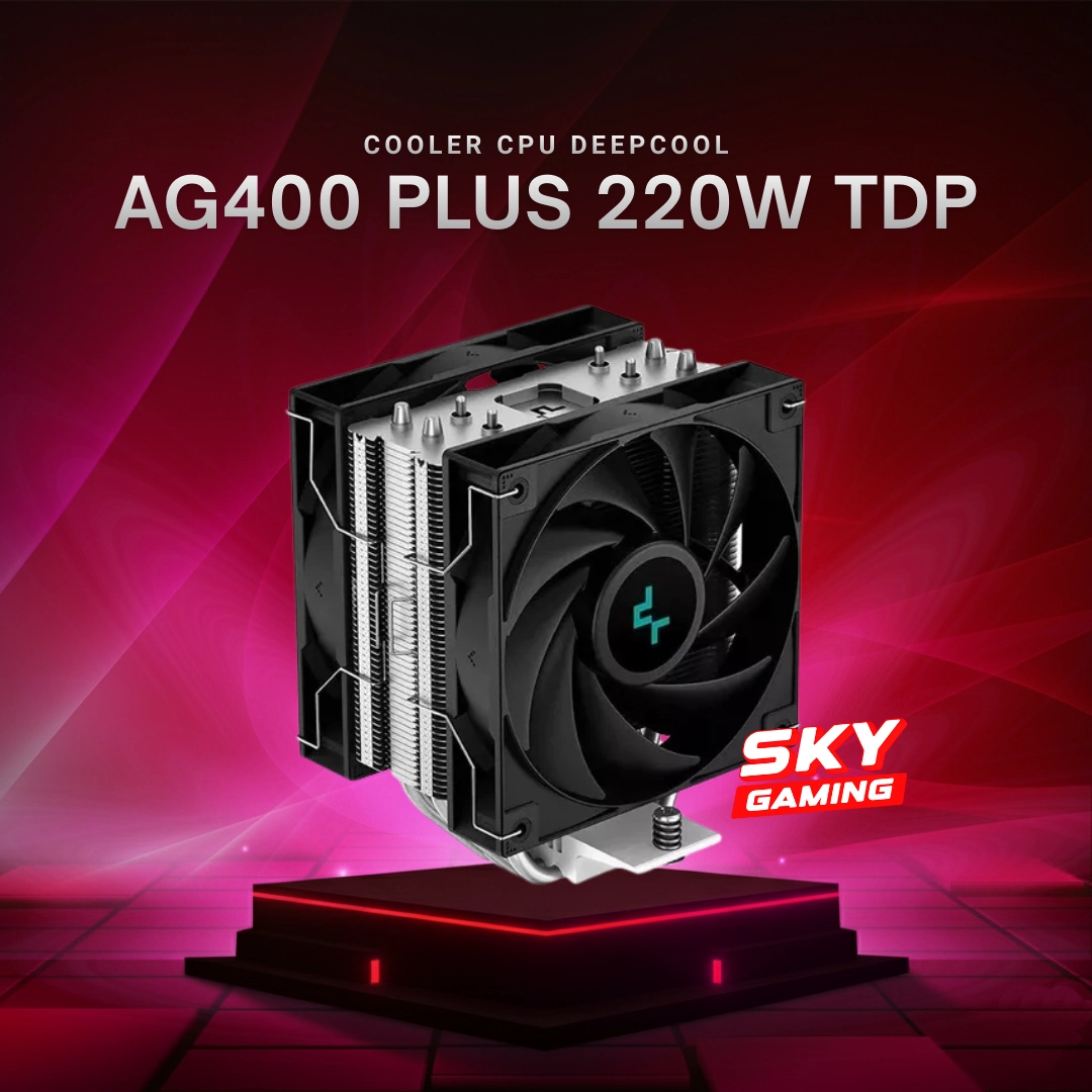 Cooler CPU DeepCool AG400 Plus – 220W TDP - Sky Gaming PC